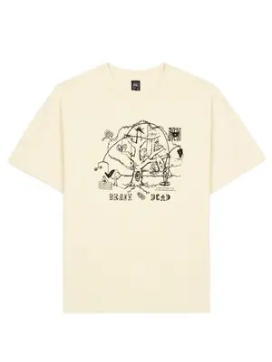 BRAIN DEAD Oracle T-shirt - Beige