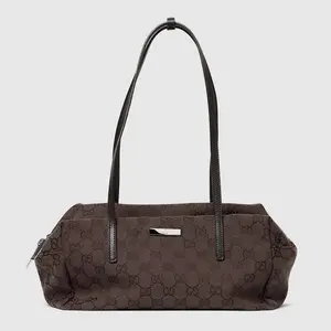 Gucci Melrose Medium Boston Bag Gg Canvas