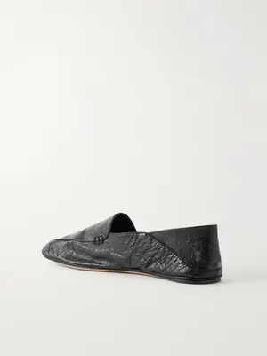 Calvin Klein Vela Leather Loafers - Black