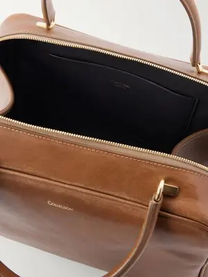 Calvin Klein America Leather Shoulder Bag