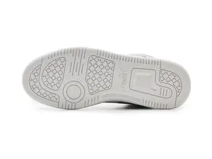 PUMA Rebound Layup Mid Top Lace Up Sneakers - Silver