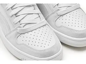 PUMA Rebound Layup Mid Top Lace Up Sneakers - Silver
