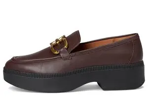Fitflop F-luma Square-chain Leather Platform Loafers