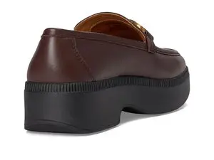 Fitflop F-luma Square-chain Leather Platform Loafers