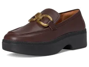 Fitflop F-luma Square-chain Leather Platform Loafers