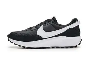 Nike Waffle Debut Lace-up Sneakers - Black