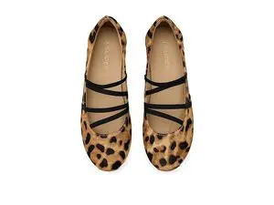 J/SLIDES NYC Pixie Ballet Flats With Straps - Multi