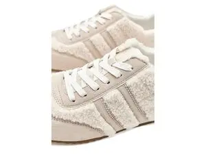 J/SLIDES NYC Peggy Lace-up Sneakers - Bone