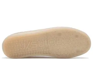 J/SLIDES NYC Henlen Satin Sneakers With Lucite Bottom - White