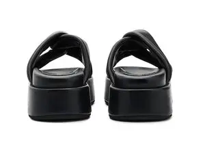 J/SLIDES NYC Yvette Platform Sandals With Knot Detailing - Black