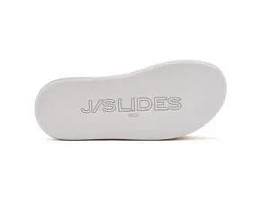 J/SLIDES NYC Yvette Platform Sandals - White