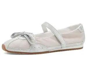 J/SLIDES NYC Pavia Mary Jane Shoes With Bow Detailing - Gray