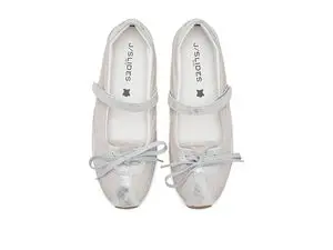 J/SLIDES NYC Pavia Mary Jane Shoes - Gray