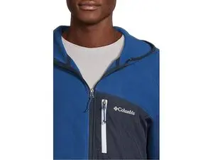 Columbia Fast Trek Overlay Hooded Full Zip Fleece Jacket