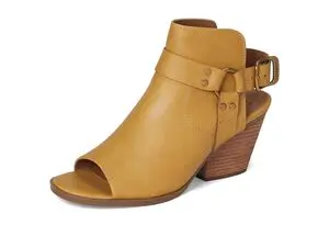 FRYE AND CO. Jolene Harness Ankle Booties - Yellow