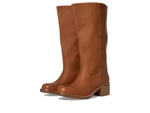 FRYE AND CO. Miranda Pull-on Block Heel Boots - Yellow