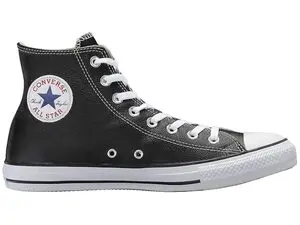 CONVERSE Chuck Taylor All Star Leather High Top Sneakers - Black