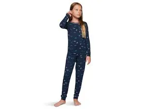 Eberjey Gisele Printed - The Night Time Set Navy
