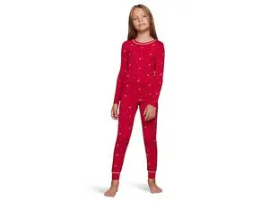 Eberjey Gisele Printed - The Night Time Set Red