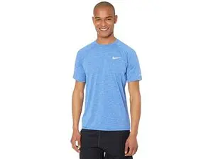 Nike Heather Short Sleeve Hydroguard - Blue