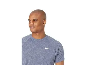 Nike Heather Short Sleeve Hydroguard - Navy