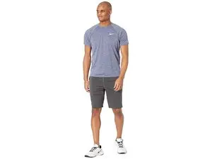 Nike Heather Short Sleeve Hydroguard - Navy