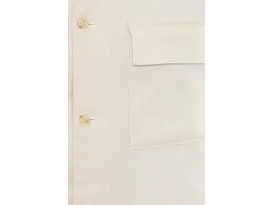 Vince Stretch Linen Chore Jacket