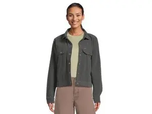 Columbia Blue Point Creek Corduroy Shirt Jacket - Gray