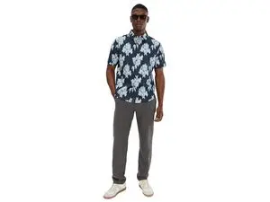 Vince Drawstring Linen Pants - Gray