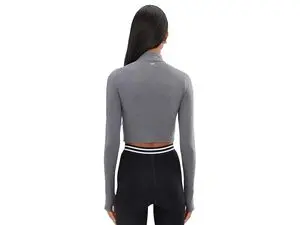 Splits59 Stevie Active Rib 1/2 Zip Top - Gray
