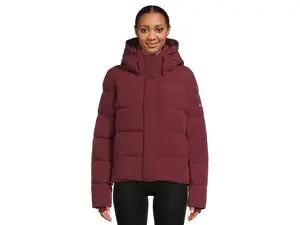 Columbia Puff Hooded Jacket - Brown