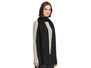 UGG Waffle Scarf Scarves - Black