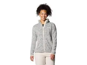 Columbia Fleece Full Zip Sweater - Chalk Heather