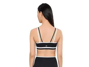 Splits59 Eva Rigor Double Strap Bra Bra Black/military - Multi