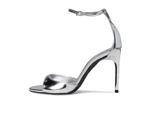 Schutz Scarlett Stiletto Sandals - Silver