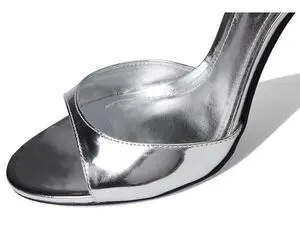 Schutz Scarlett Stiletto Sandals - Silver