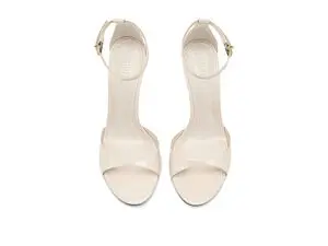 Schutz Scarlett Stiletto Sandals - White
