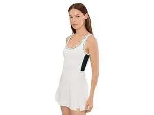 Splits59 Martina Rigor Color Block Dress - White