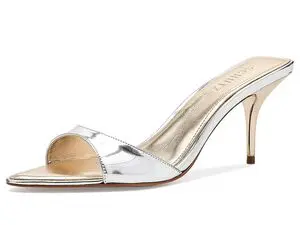 Schutz Elodie Stiletto Sandals - Silver