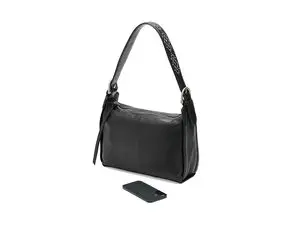 THE FRYE COMPANY Carla Studded Shoulder Handbag - Black