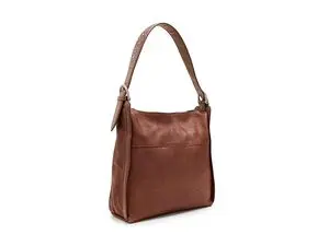 THE FRYE COMPANY Carla Studded Hobo Shoulder Handbag - Tan