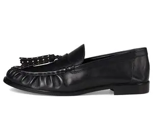Schutz Tilly Leather Loafer With Tassel Detail