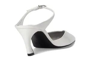 Schutz Laurie Patent Leather Stiletto Pumps With Buckle Ankle Strap