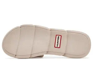 Hunter Quilted Slide Sandals - Neutral