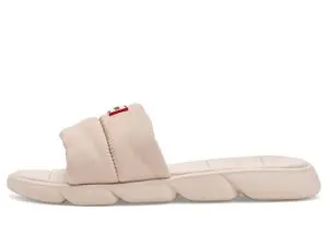 Hunter Quilted Slide Sandals - Neutral