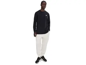 Nike Nsw Tee Long Sleeve Embroidered Futura T Shirt /white - Black