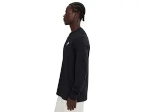 Nike Nsw Tee Long Sleeve Embroidered Futura T Shirt /white - Black