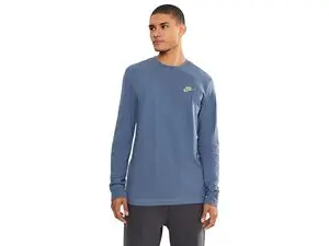 Nike Nsw T-shirts Long Sleeve Embroidered Futura T Shirt - Diffused Blue