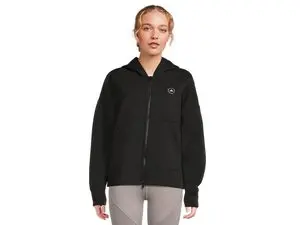 Adidas By Stella McCartney Full-zip Scuba Hoodie - Black