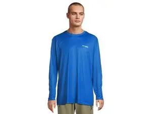 Columbia Terminal Tackle Long Sleeve Performance Shirt - Blue
